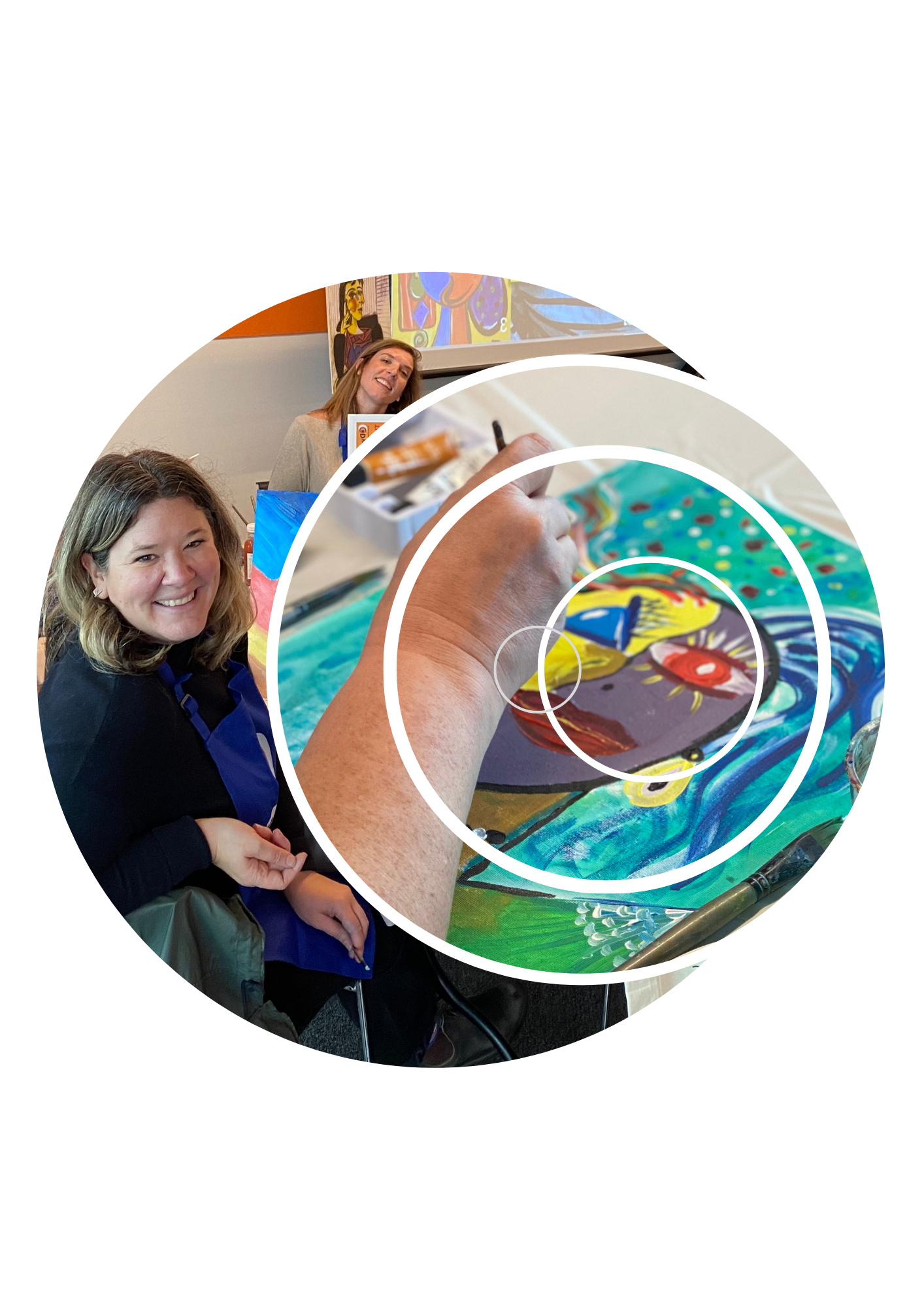 Picasso & Cubism Portrait Workshop for Corporate - Dya Australia